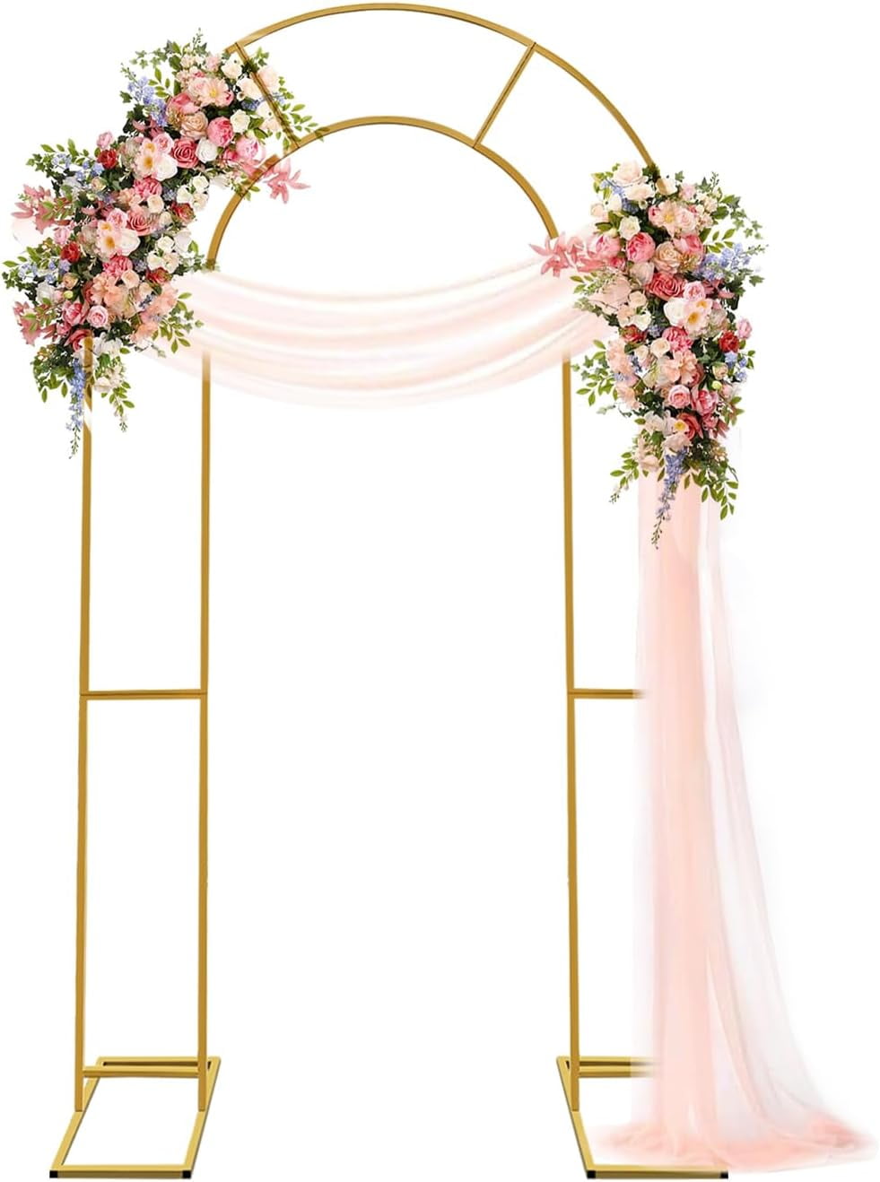 Double Arch Backdrop Stand Metal Open Arch Backdrop Frame U Shaped ...