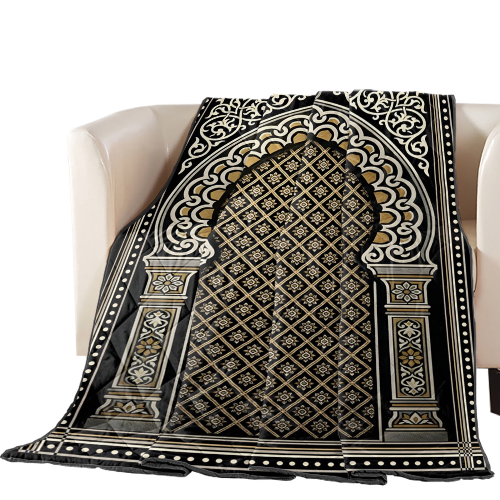 Double Arches Quilted Comforters Cooling Blanket Oversized King Size ...