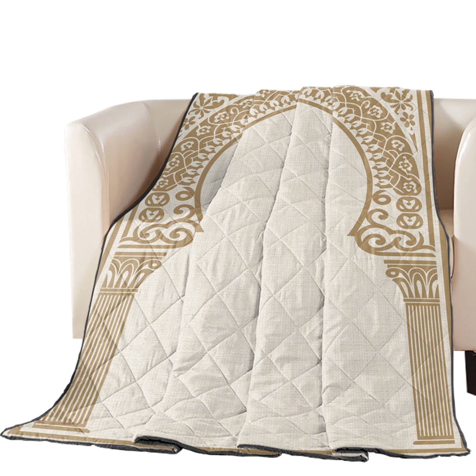 Double Arches Quilted Comforters Cooling Blanket Queen Size, Vintage ...