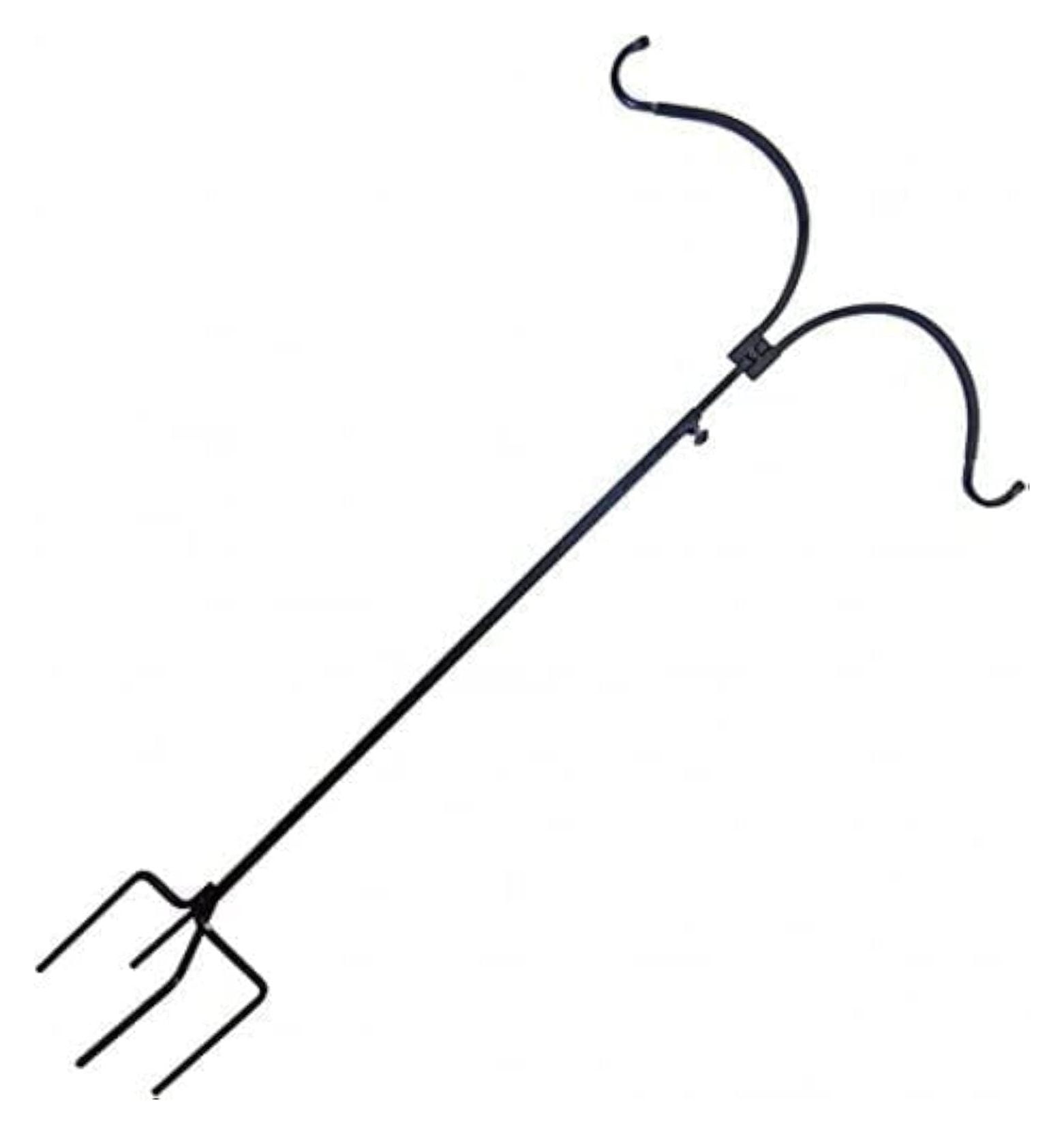 Double Arm Hook for Hanging Feeders & Plants - Sturdy and Durable ...