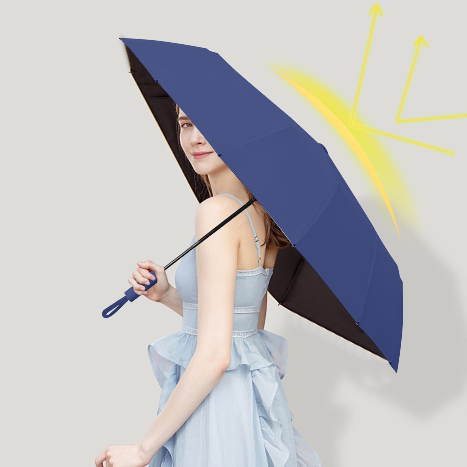 Double Automatic Umbrella - Windproof Reverse Folding Umbrella with ...