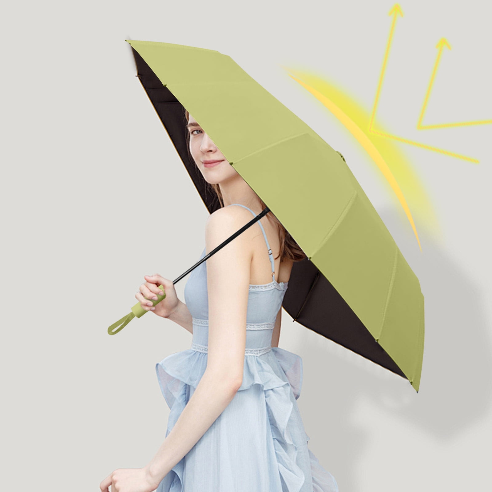 Double Automatic Umbrella - Windproof Reverse Folding Umbrella with ...