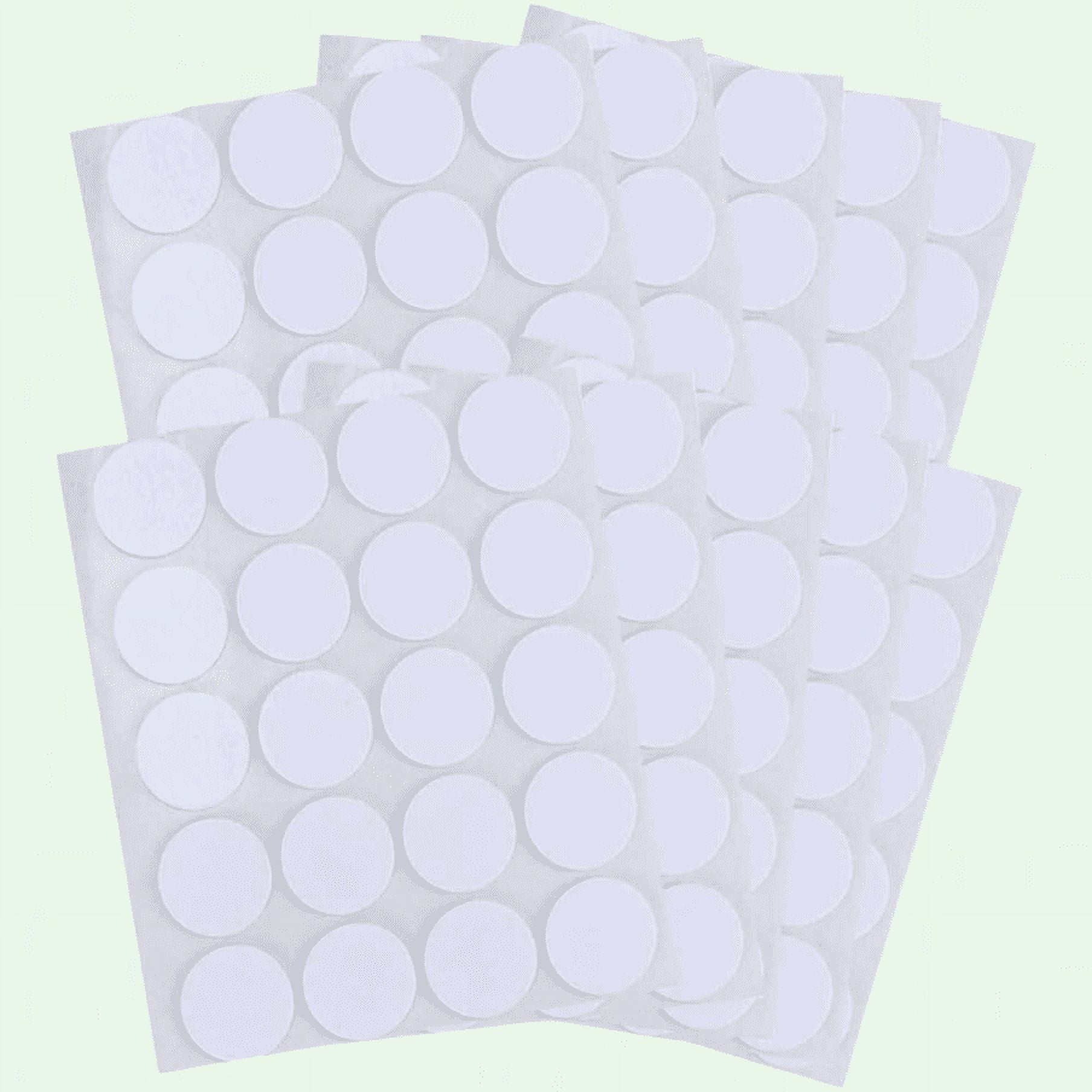 Double Back Tape for Candle Making - 10 Sheets of Round Stickers ...