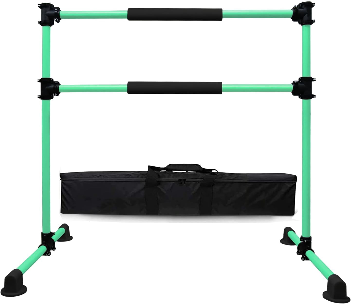 Double Ballet Barre Portable 4FT Adjustable Freestanding Ballet Barre ...