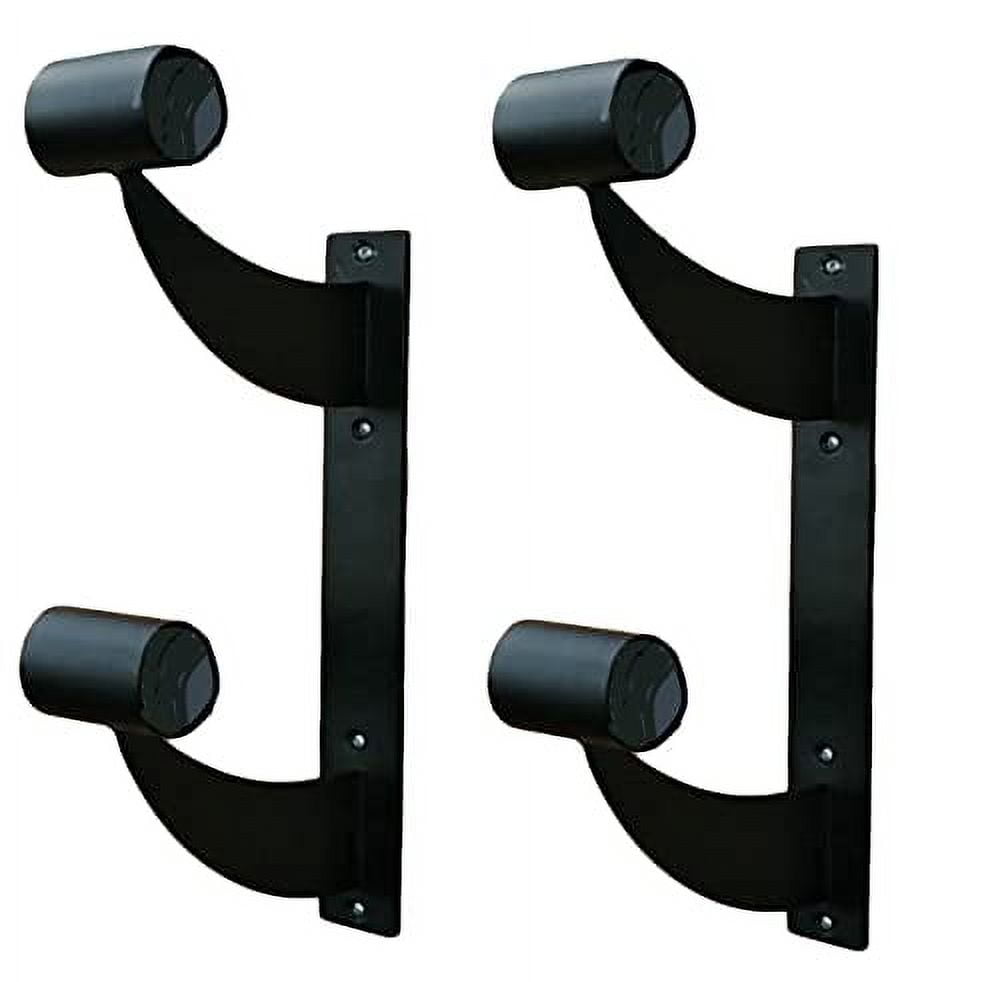 Double Ballet Brackets (Pair) Fixed Height Wall Mount Ballet Barre 2 ...