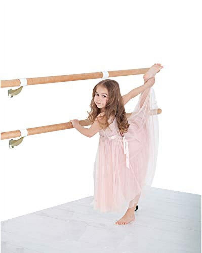 Double Ballet Brackets (Pair) Fixed Height Wall Mount Ballet Barre 2 ...
