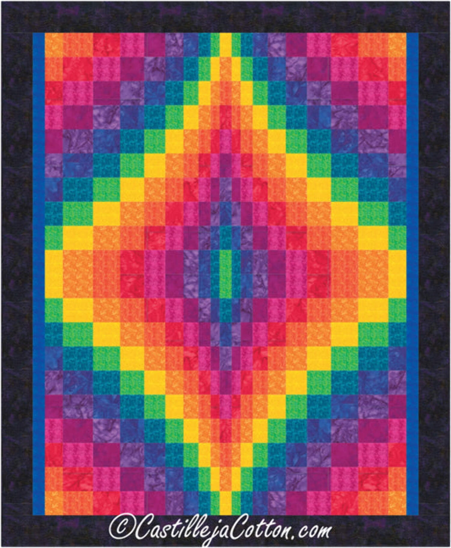 Double Bargello Jewel Quilt Pattern - Walmart.com