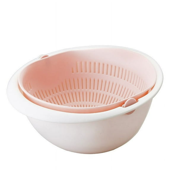 Double Basket Bowl Washing Kitchen Strainer, Hollow Out Design, Large ...