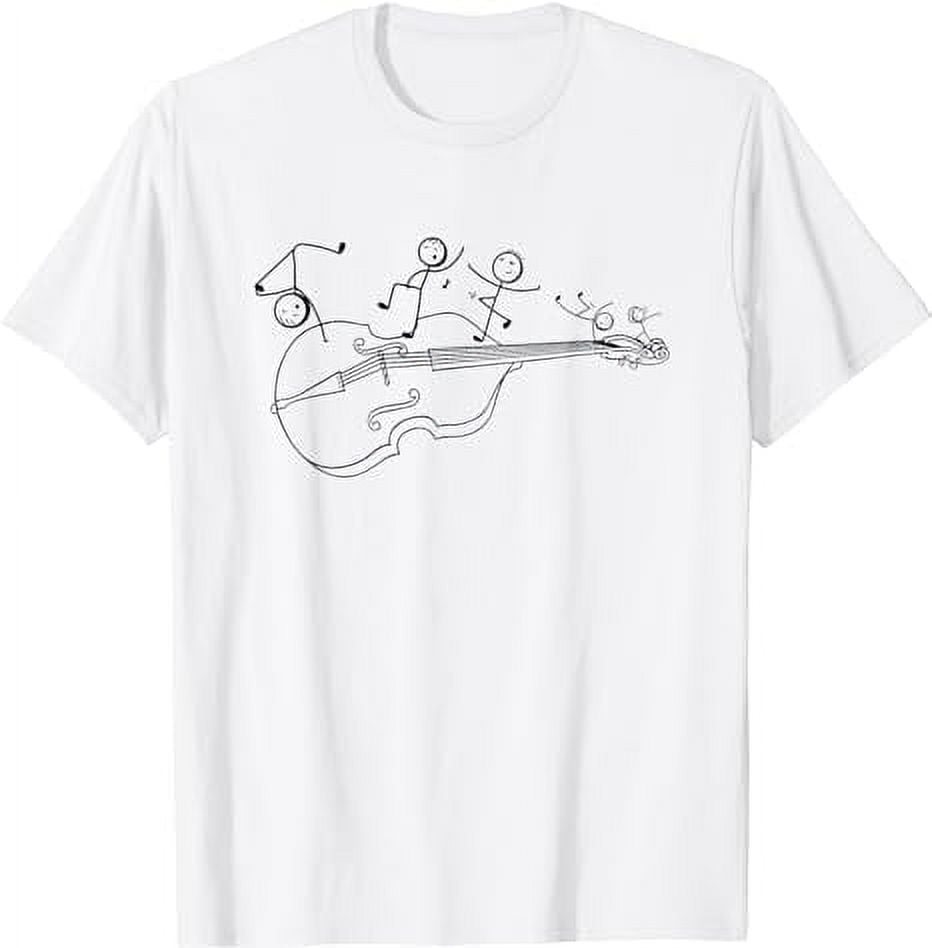 Double Bass Dancing Double Bass Funny Double Bass T-Shirt - Walmart.com
