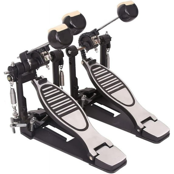 Double Bass Pedal,Heavy Duty Double Chain Double Bass Drum with Drum ...