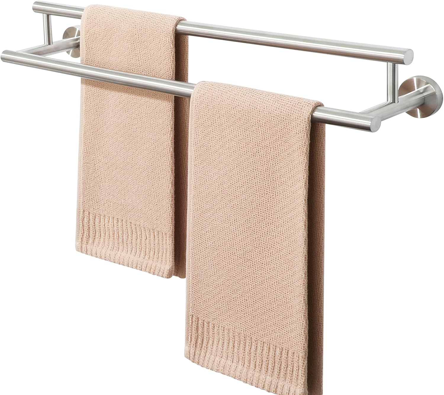 Double Bath Towel Bars Towel Racks for Bathroom Lavatory,Wall Mount ...