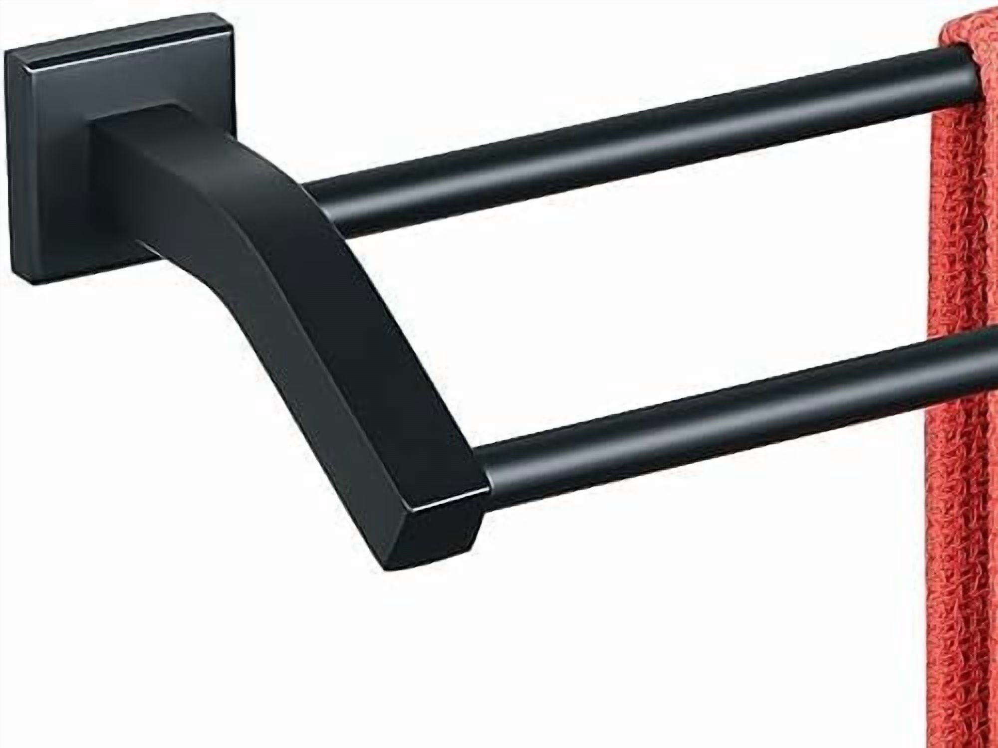Double Bath Towel Bars Towel Racks for Bathroom,Wall Mount Towel Holder ...