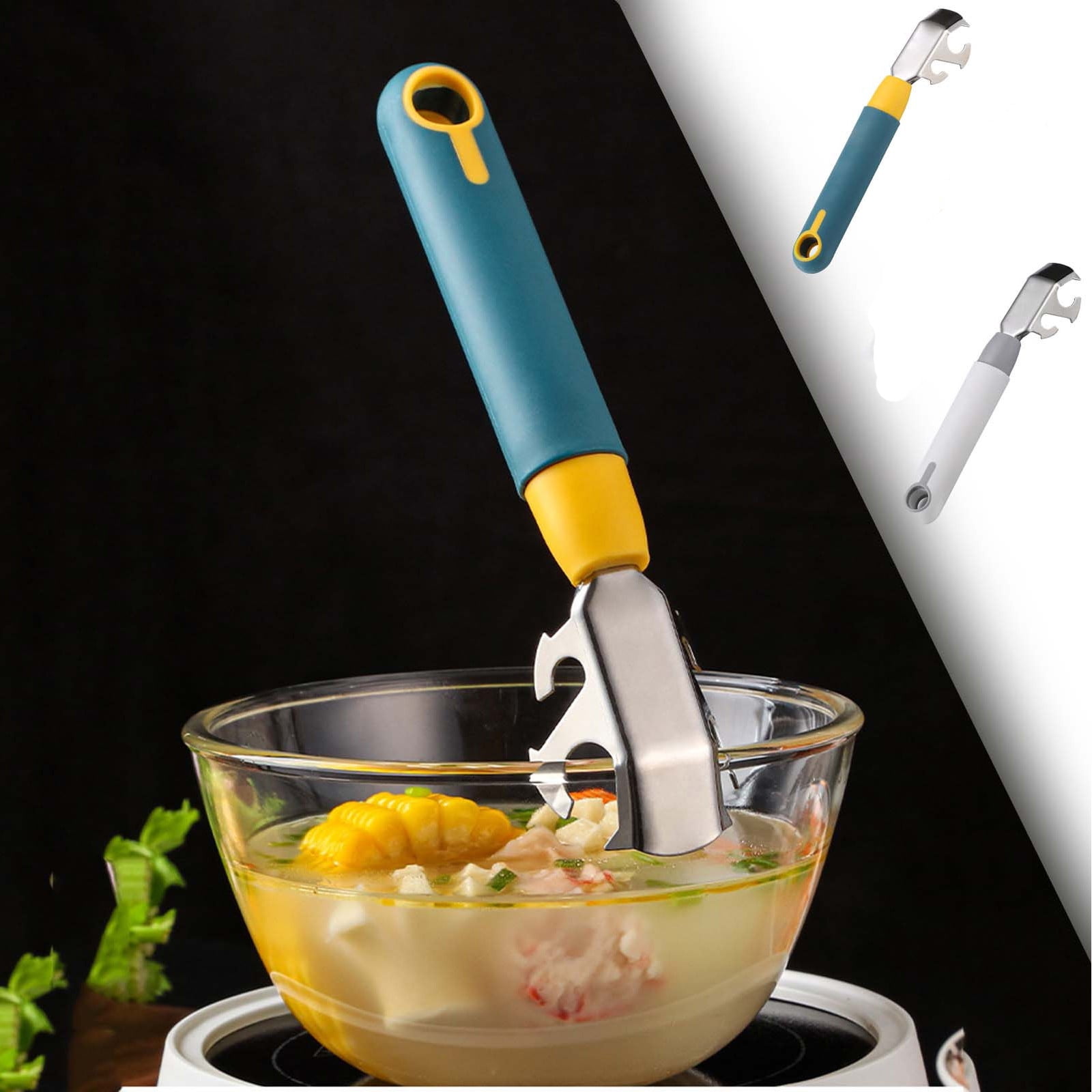 Double Bayonet Kitchen Bowl Lifter, Stainless Steel Insulated Non-ironing Bowl Clamp with ...