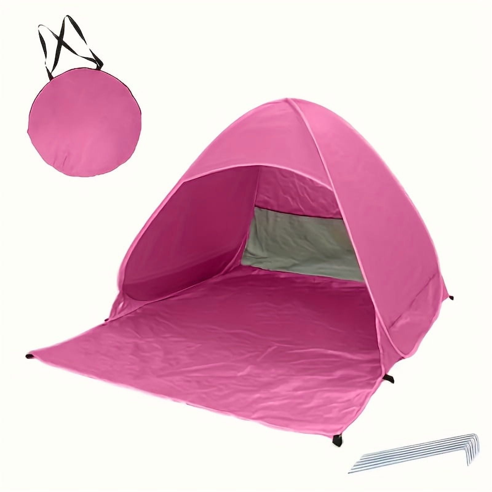 Double Beach Tent Sunshade UPF 50+ with Waterproof Groundsheet ...