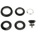 Double Bearing Bike Headset for 44-56mm Taper Pipe, Converts Straight ...