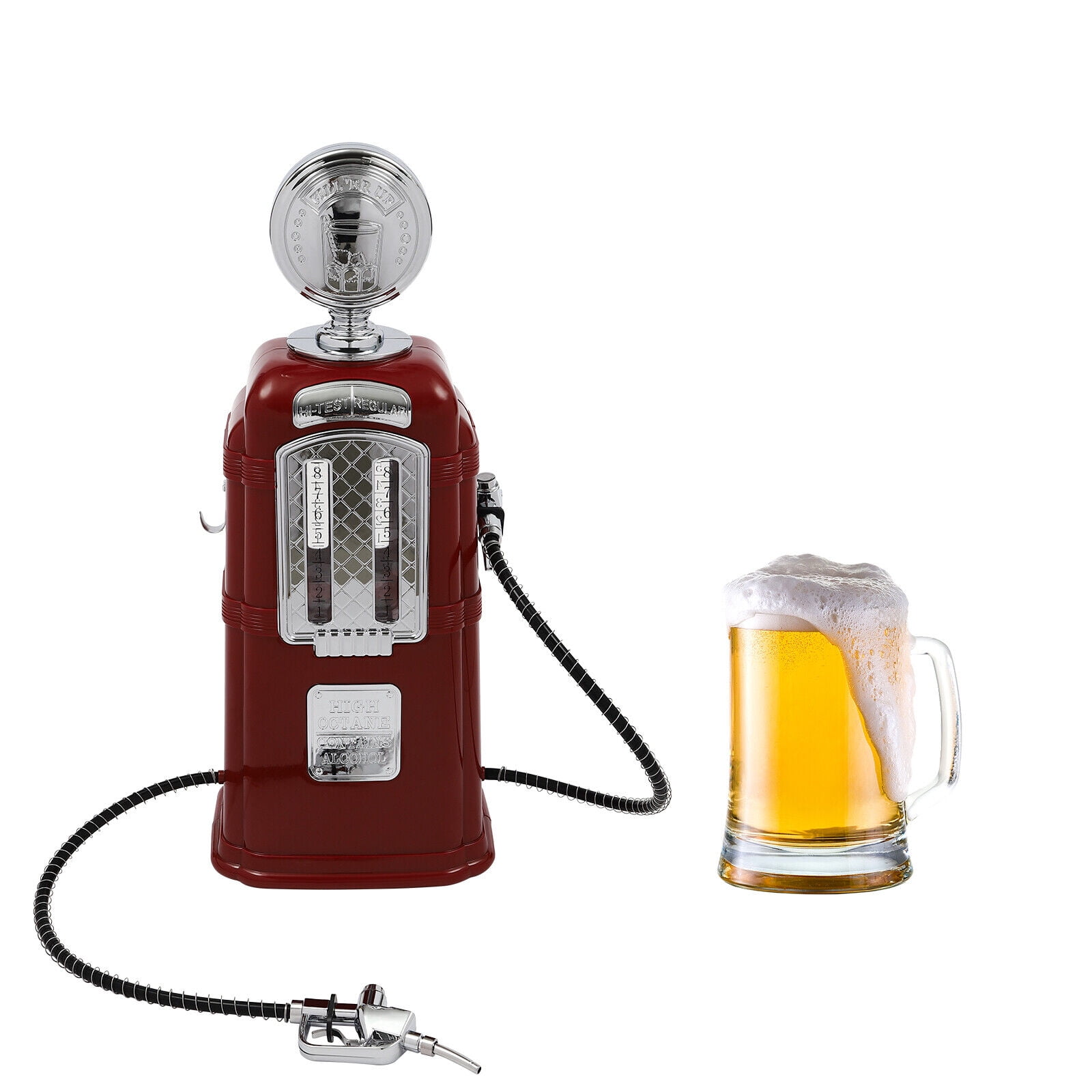 Double Beer/Wine/Liquor Dispenser Metal Pump Gas Station Alcohol Liquid ...