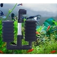 Double Biochemical Sponge Filtering air Powered Filter for Aquarium 52 ...