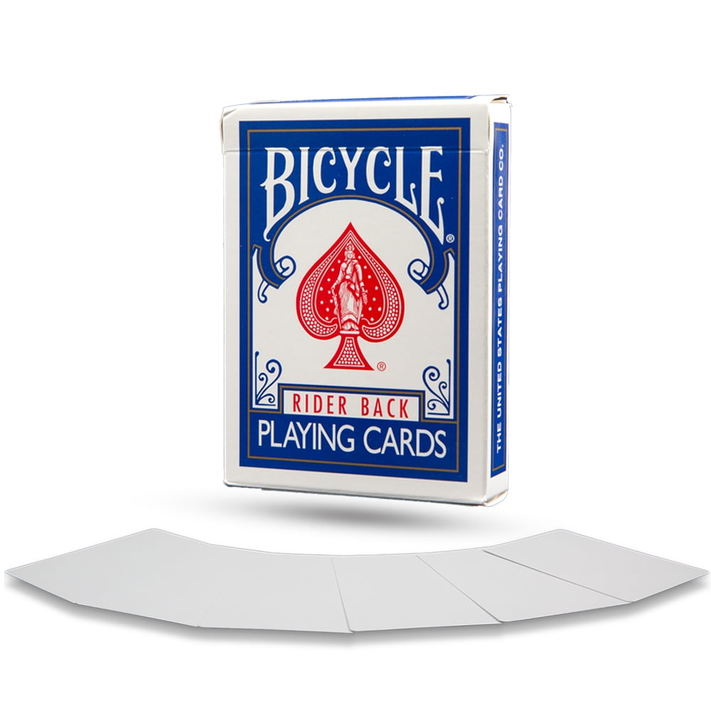 Double Blank Bicycle Cards (box color varies) - Walmart.com