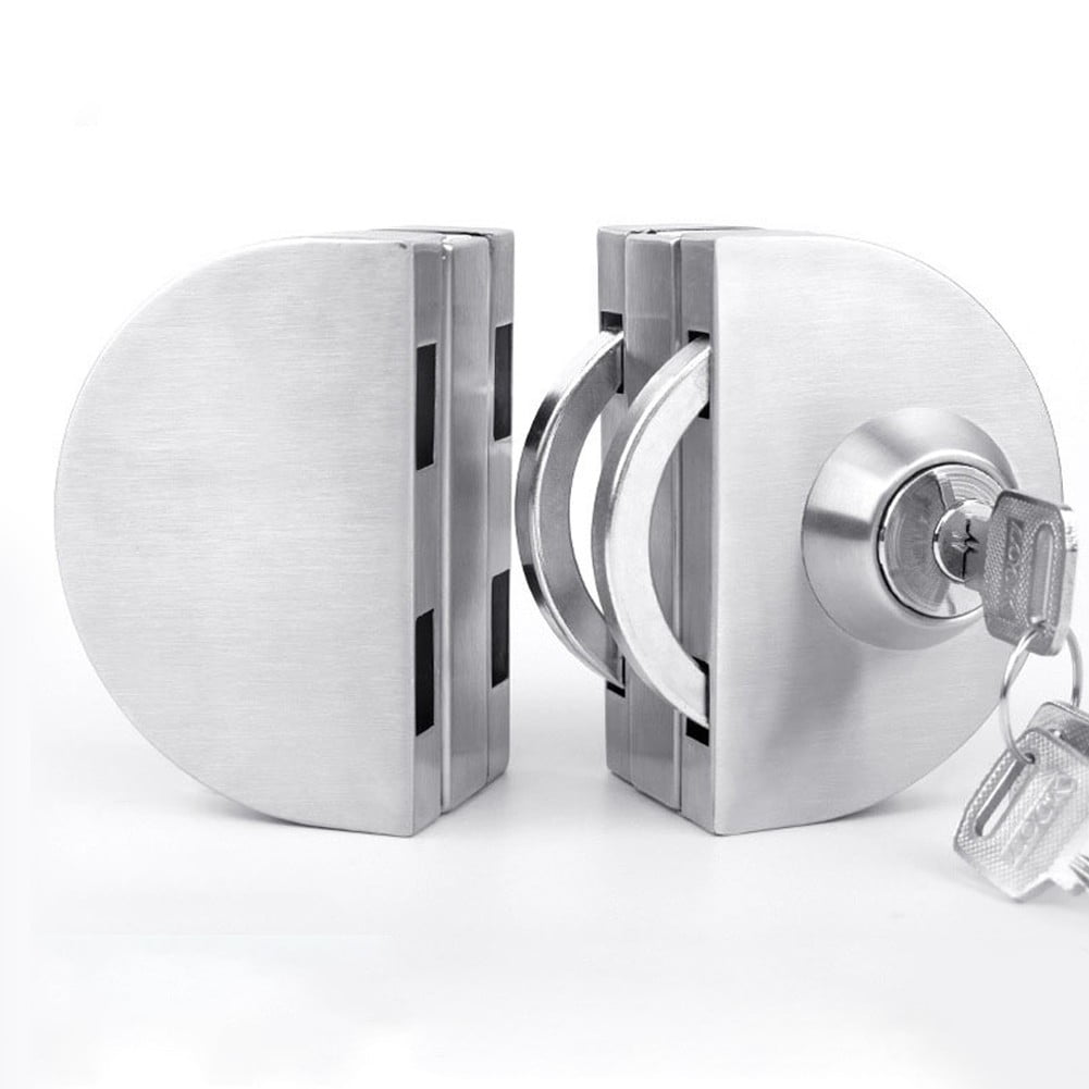 Double Bolted Glass Door Lock In Stainless Steel Perfect For Home And ...