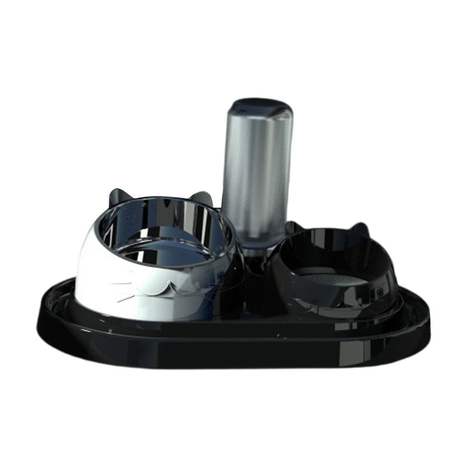 Double Bowl Automatic Pet Waterer for Cats and Dogs, Stainless Steel ...