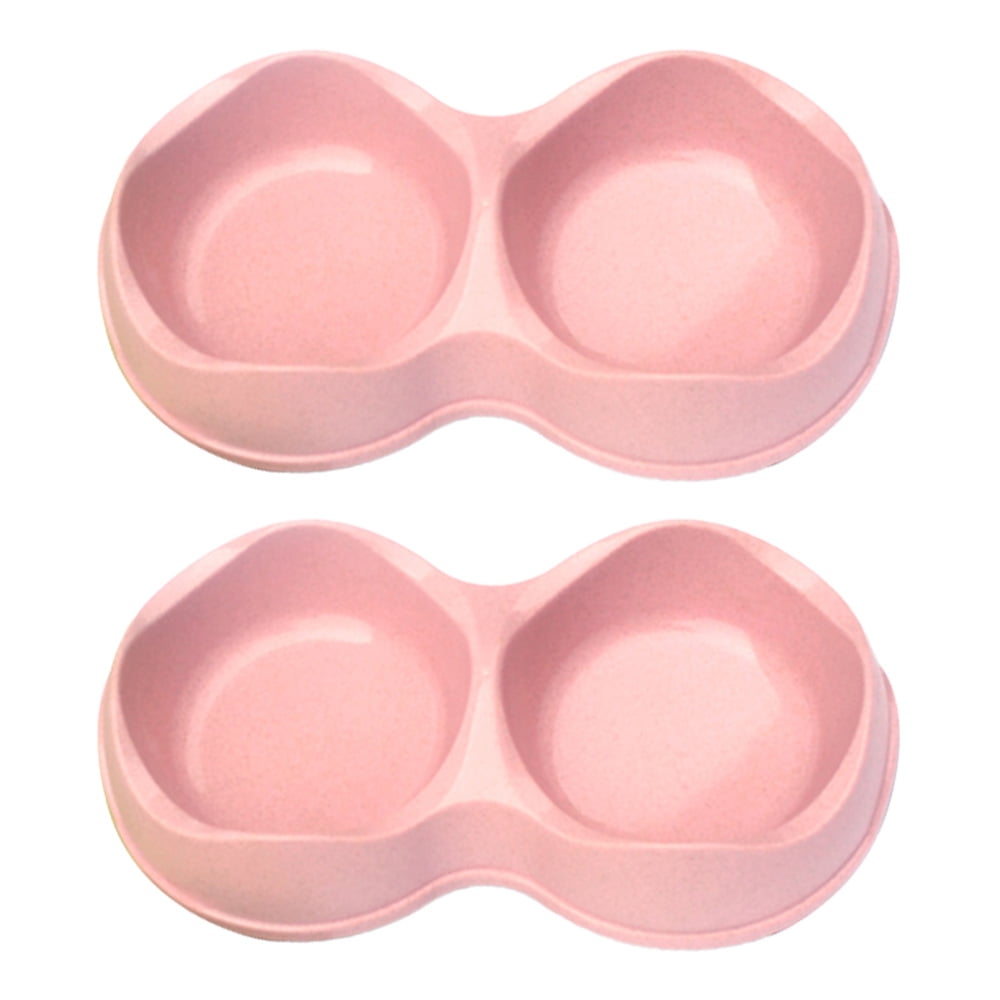 2 pcs Plastic Bowls Kitten Home Waterer for Pet Shop Puppy Drinking ...