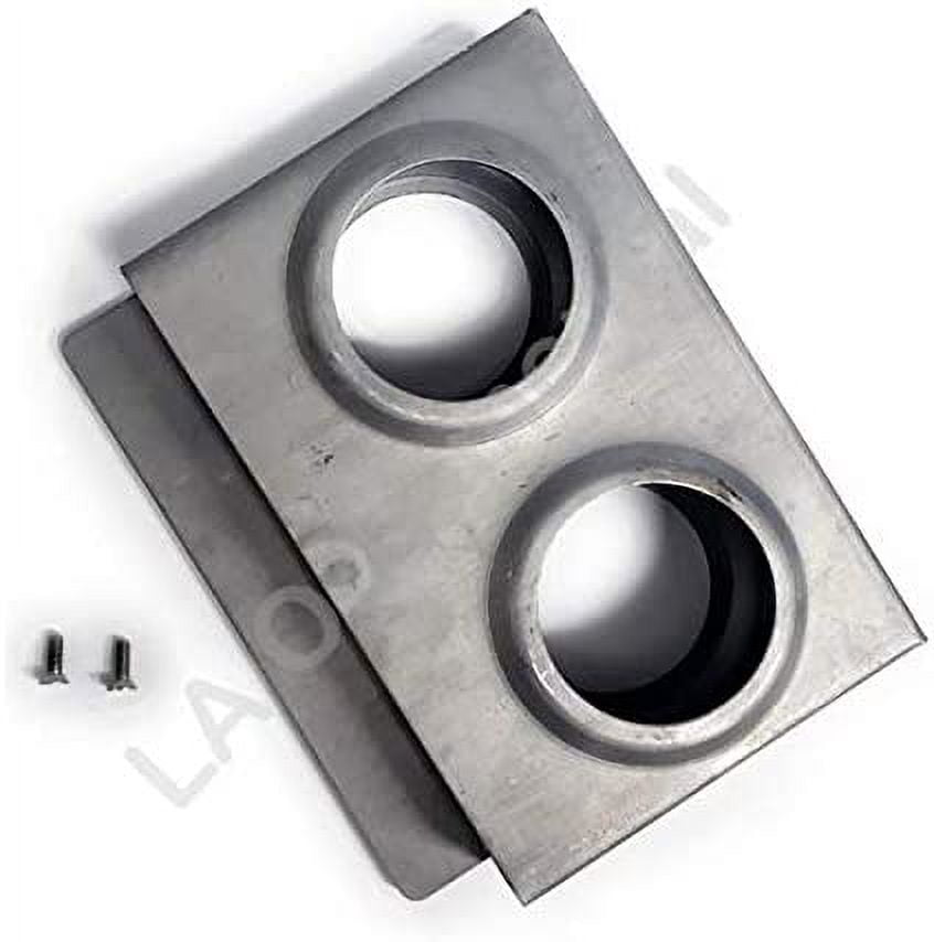 Double Box Holes Lockbox Weldable Steel Gate Doors 6 3/4" (H) x 4 1/2 ...