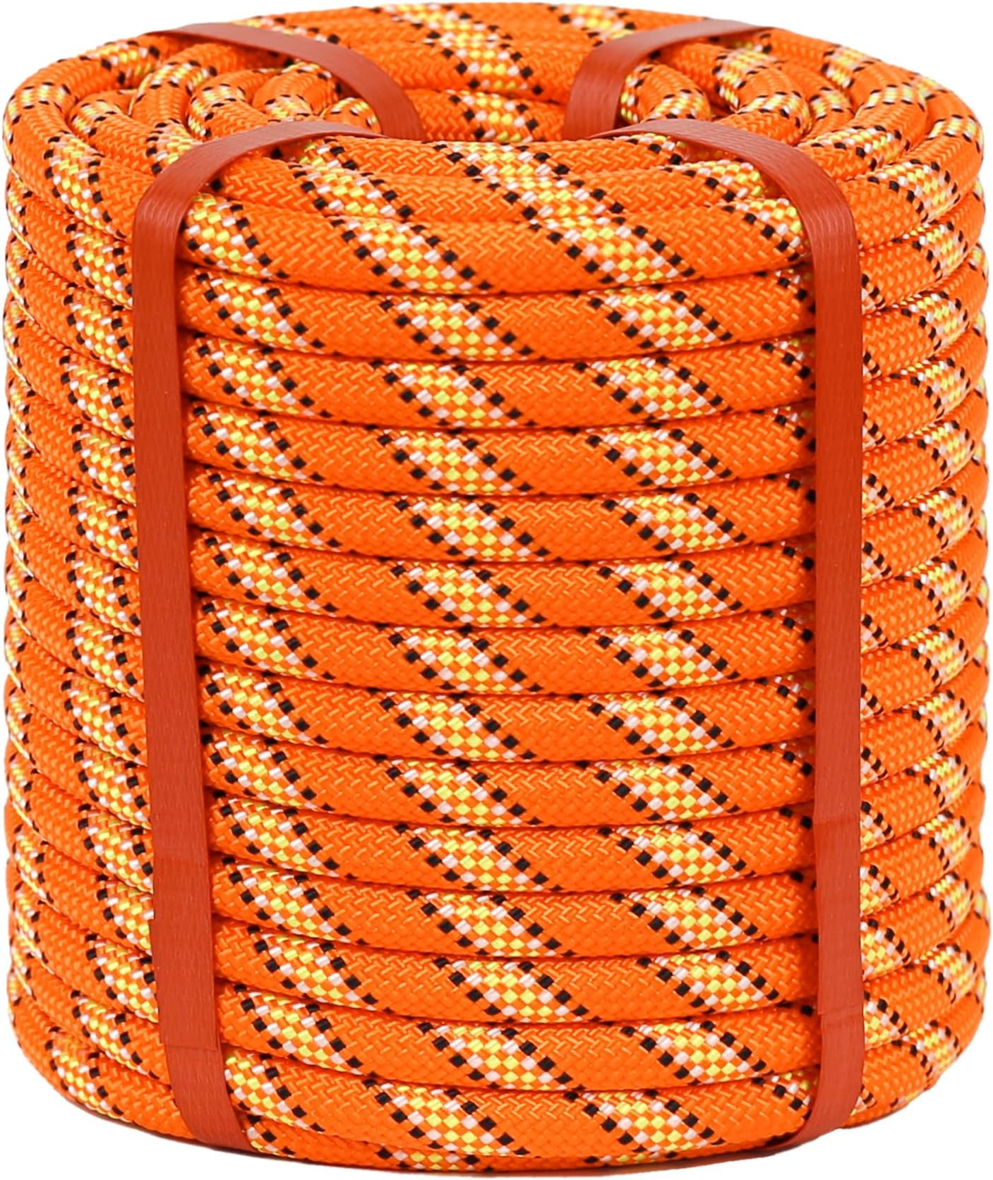 Double Braid Arborist Rope Orange(1/2 in x 100 ft) - 48 Strand Rope ...