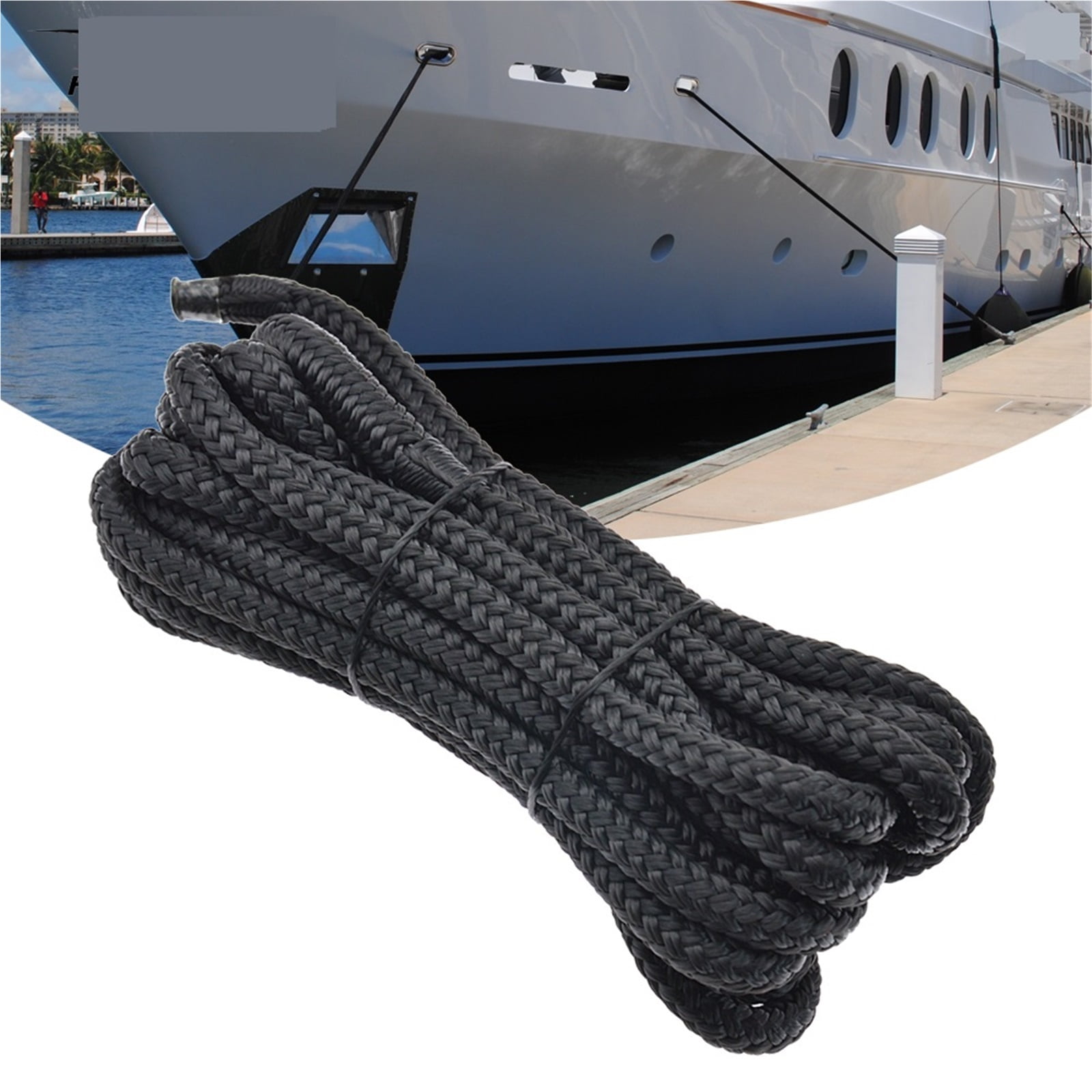 Double Braid Dock Ropes For Boats Nylon Docking Lines Mooring Boat Rope ...