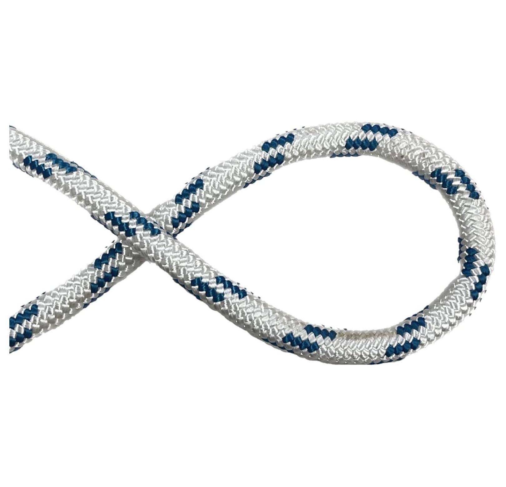 Double Braid Polyester Arborist Bull Rope 3/4 inch by 60 feet, White ...