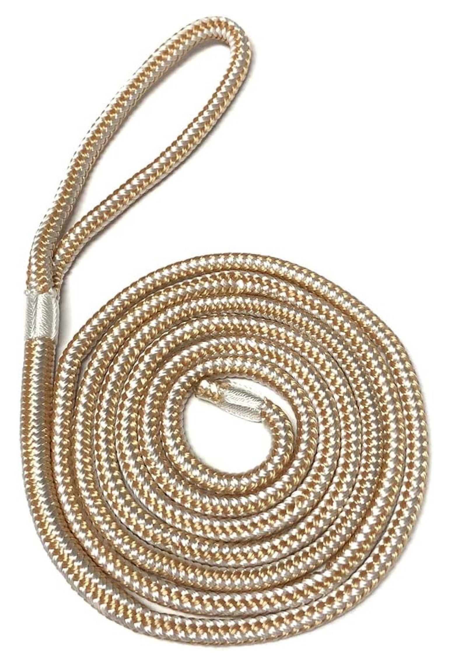 Double Braid /White Boat Dock Line (3/4" x 25') - Walmart.com