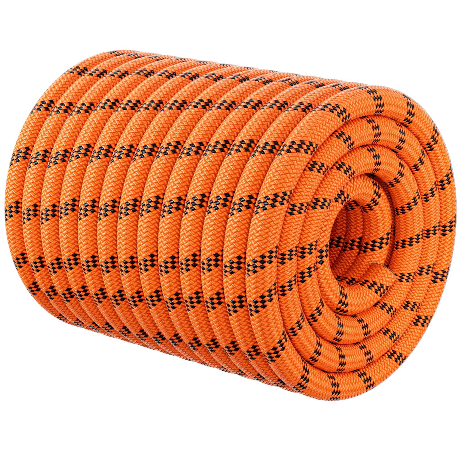 Double Braided Polyester Rigging Rope, Orange 3/4 inch X 220ft, Multi ...