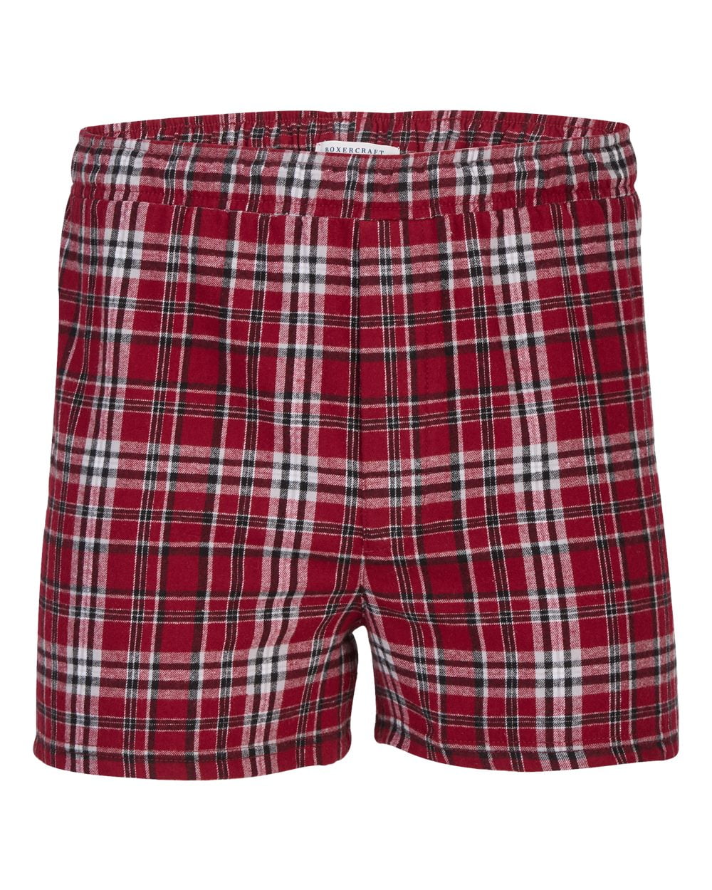 Double Brushed Flannel Boxers, L, Garnet-Black_Plaid - Walmart.com