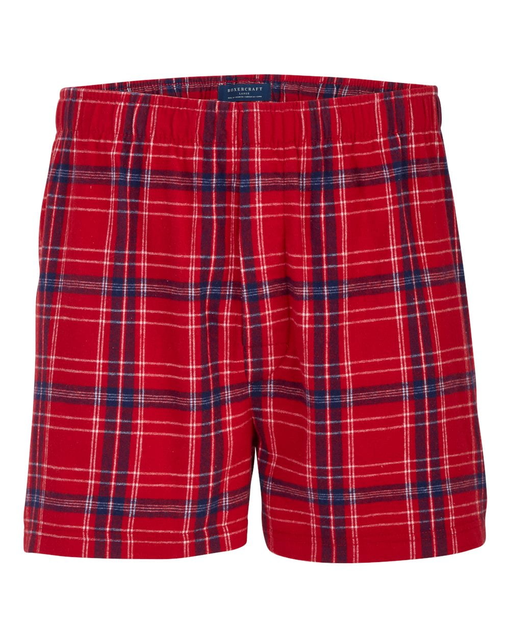 Boxercraft Men's 100% Cotton Double-Brushed Flannel Boxer - Walmart.com