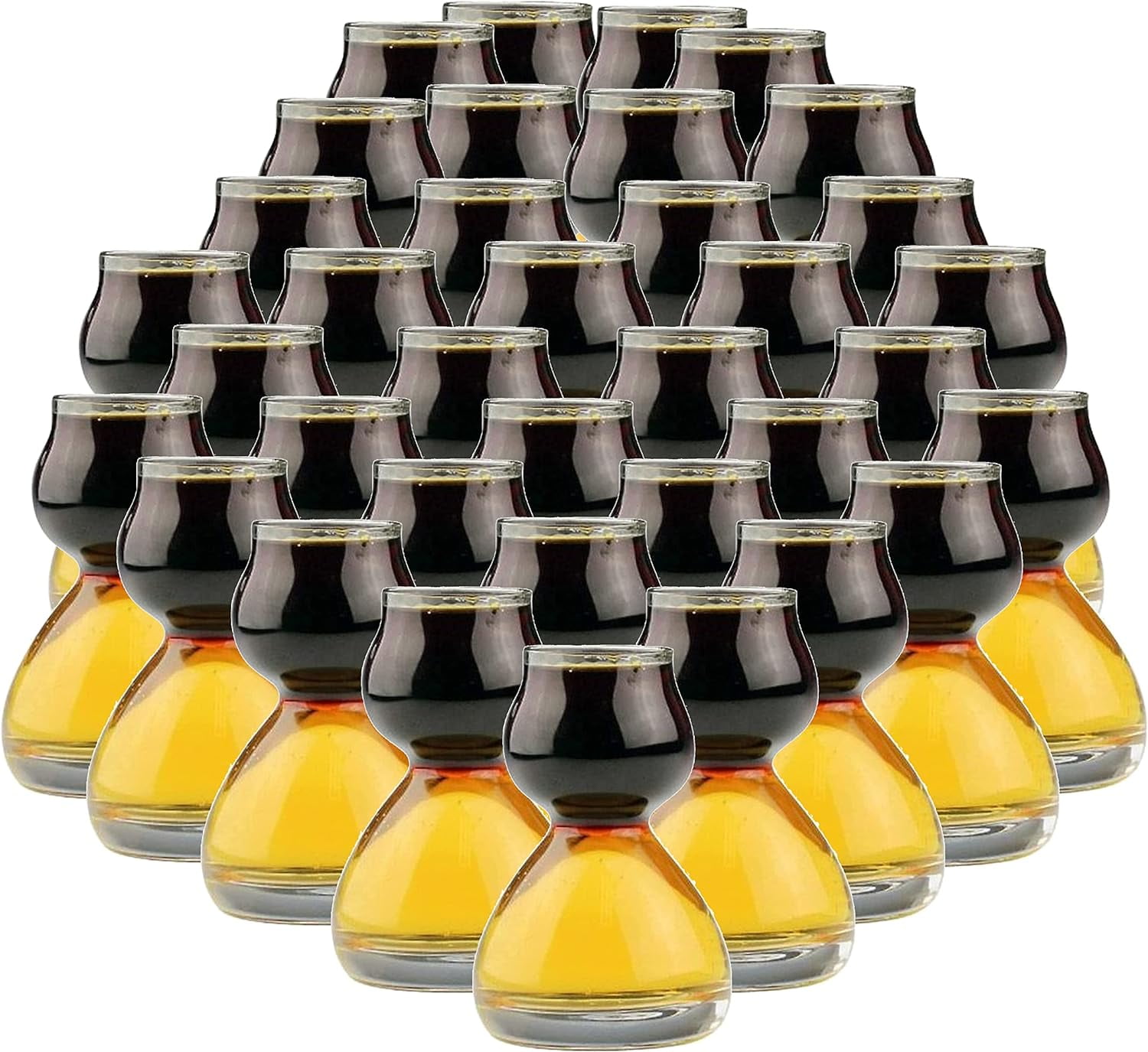 Double Bubble Layered PLASTIC Shot Glass – Clear Chaser Shot Glass ...