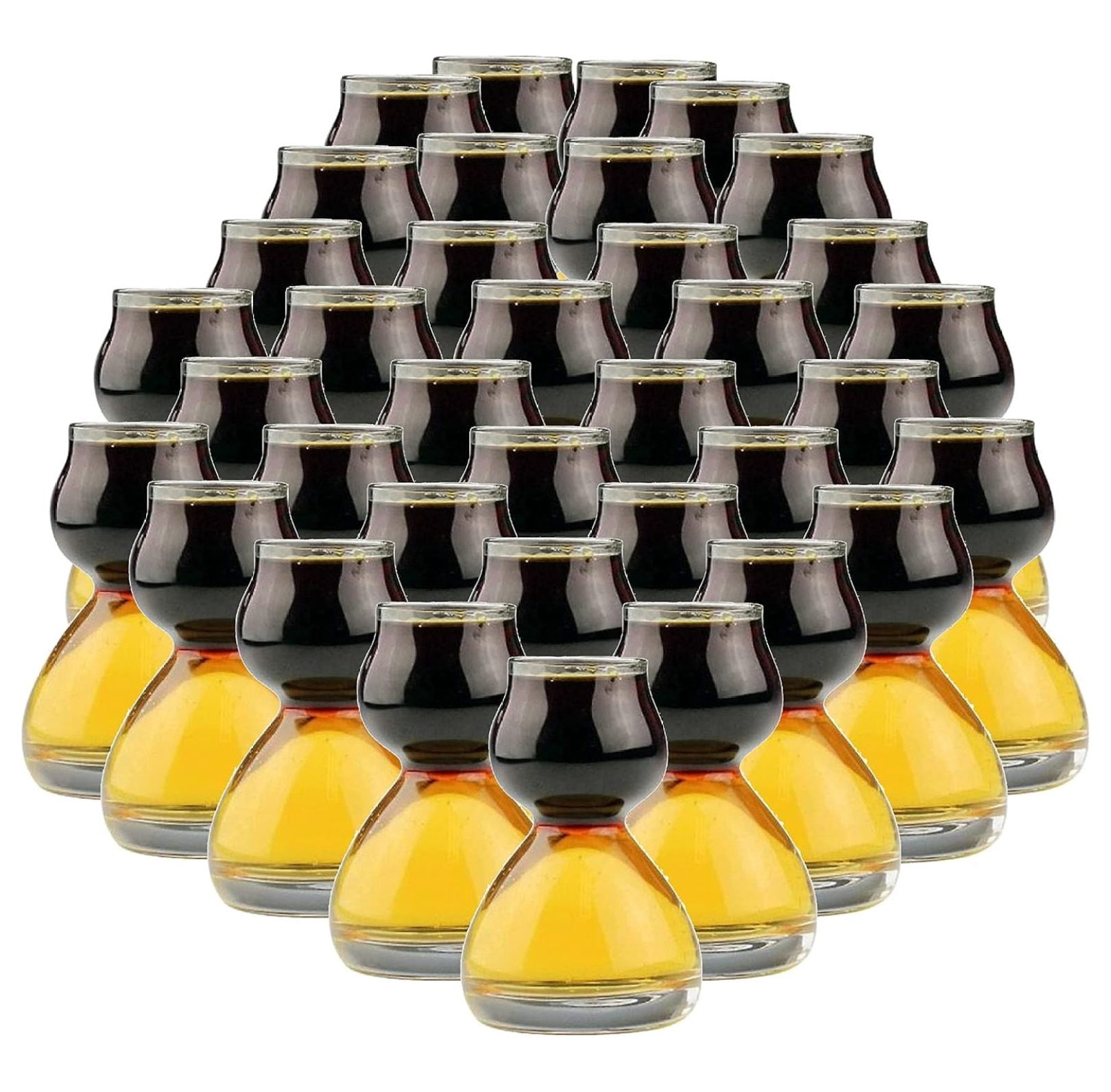 Double Bubble Layered PLASTIC Shot Glass – Clear Chaser Shot Glass ...