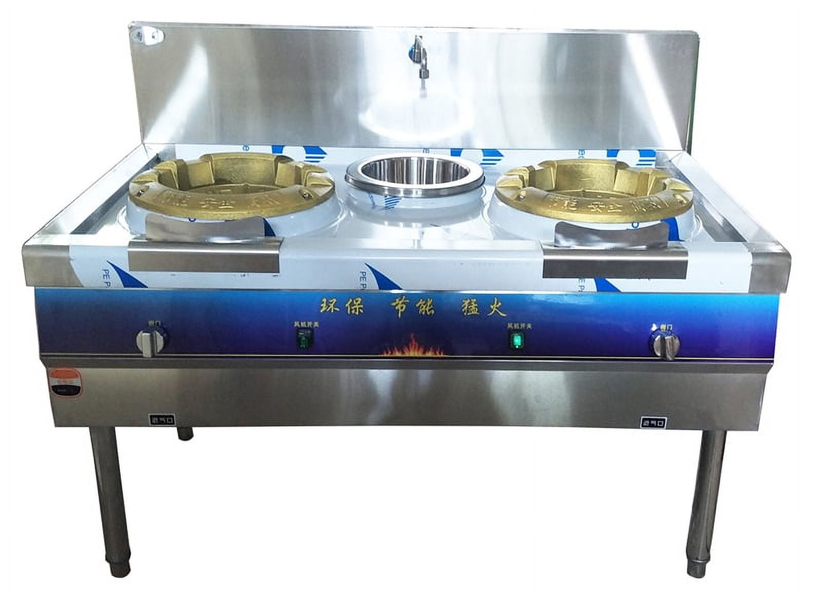 Double Burner Commercial Gas Stove Burner High Fierce Fire Stove ...