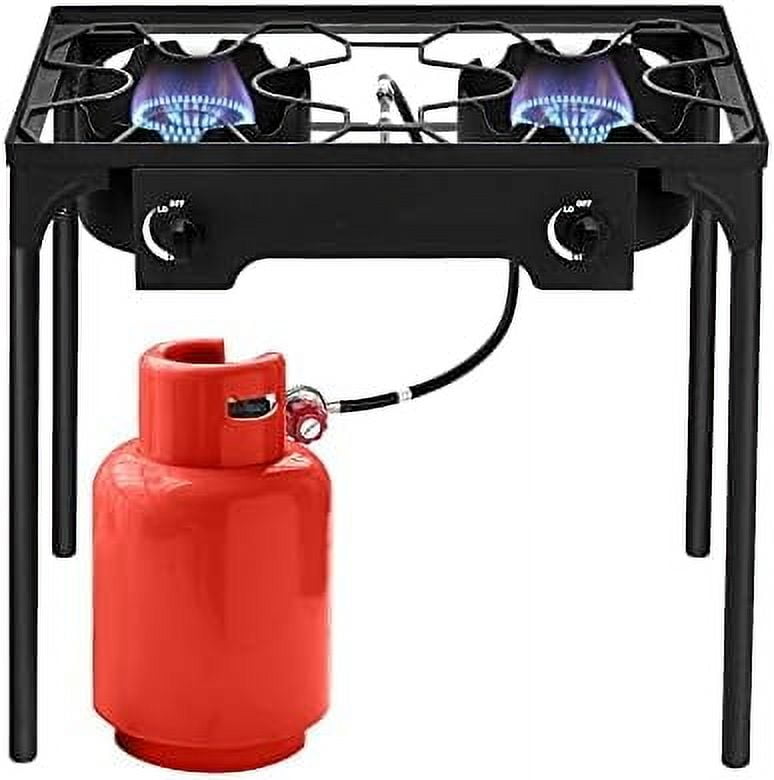 Double Burners Stove Heavy Duty Outdoor Camping Propane Cooker ...