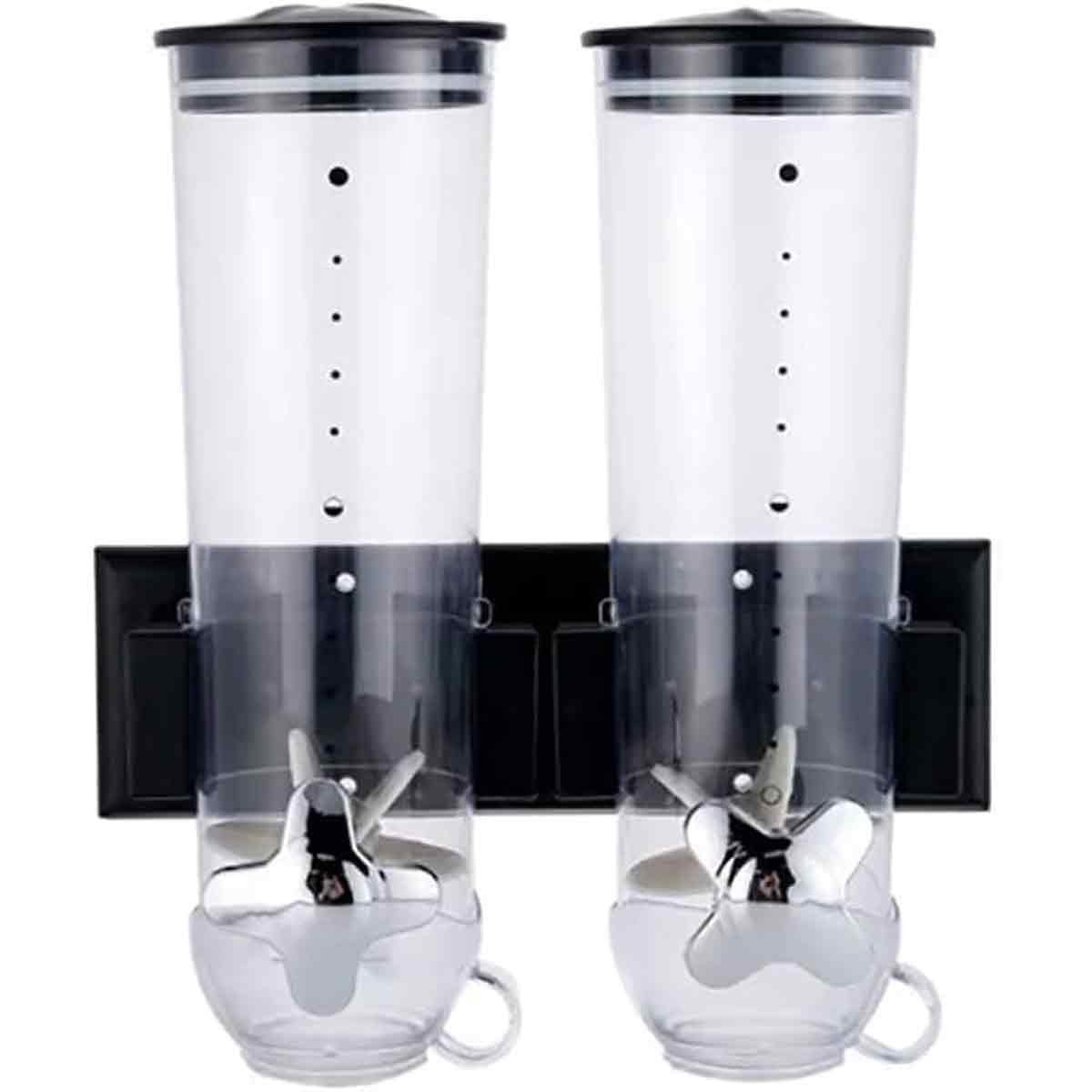 Double Candy Dispenser for Wall Mount, Sealed Rubber Ring Ensures ...