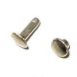 Double Cap Rapid Rivets 7mm Cap 10mm Post Nickel - Walmart.com