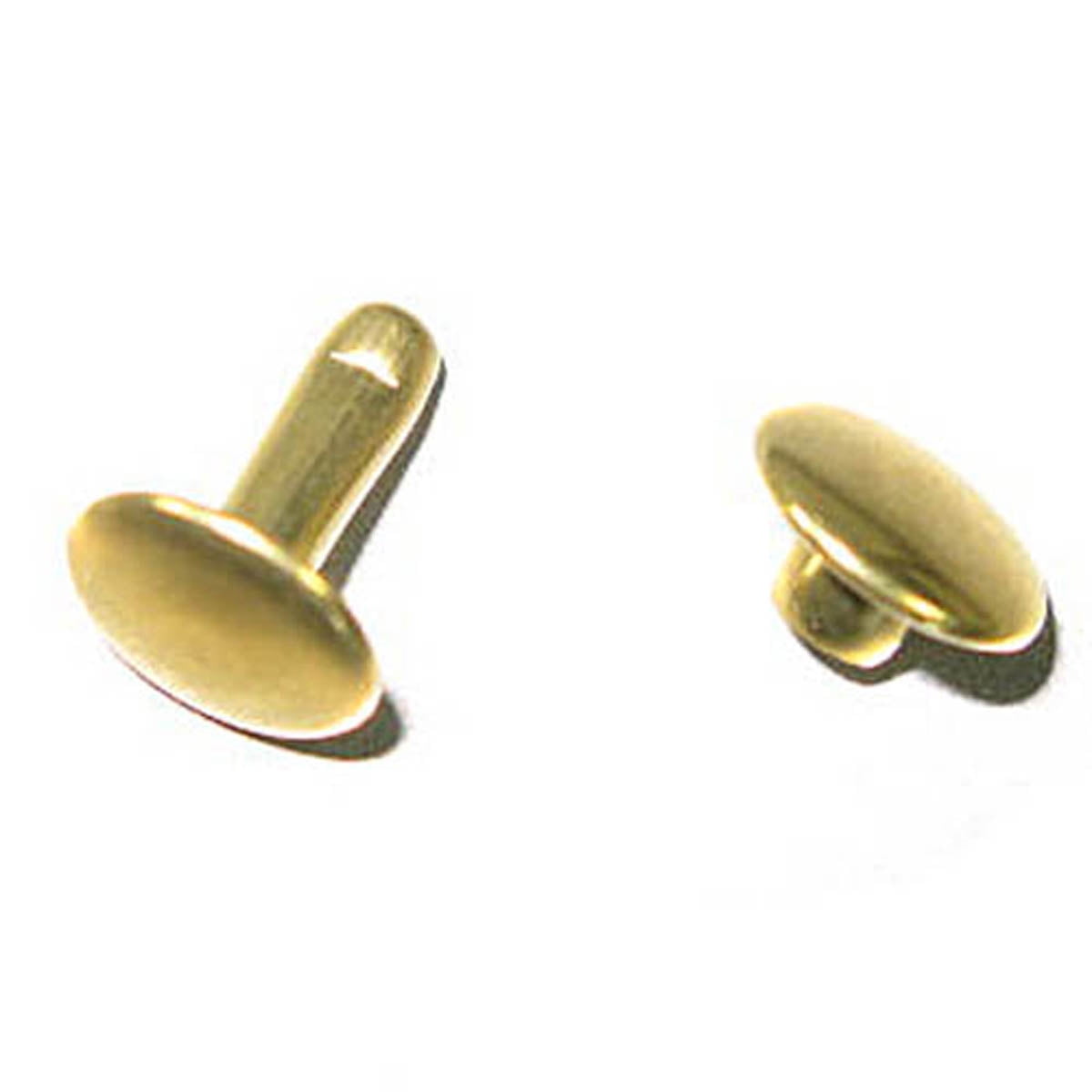 Double Cap Rapid Rivets 9mm Cap 10mm Post - 3 Colors (3410-2) (Gilt ...