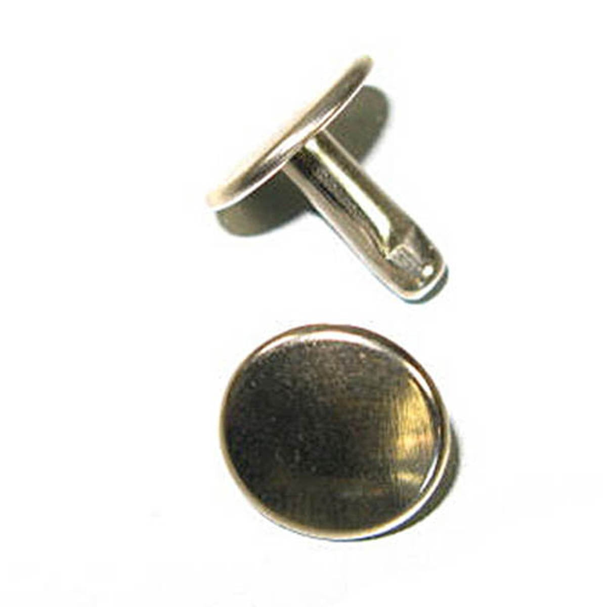 Double Cap Rivets 11mm Cap 12mm Post 100 Pack Nickel - Walmart.com