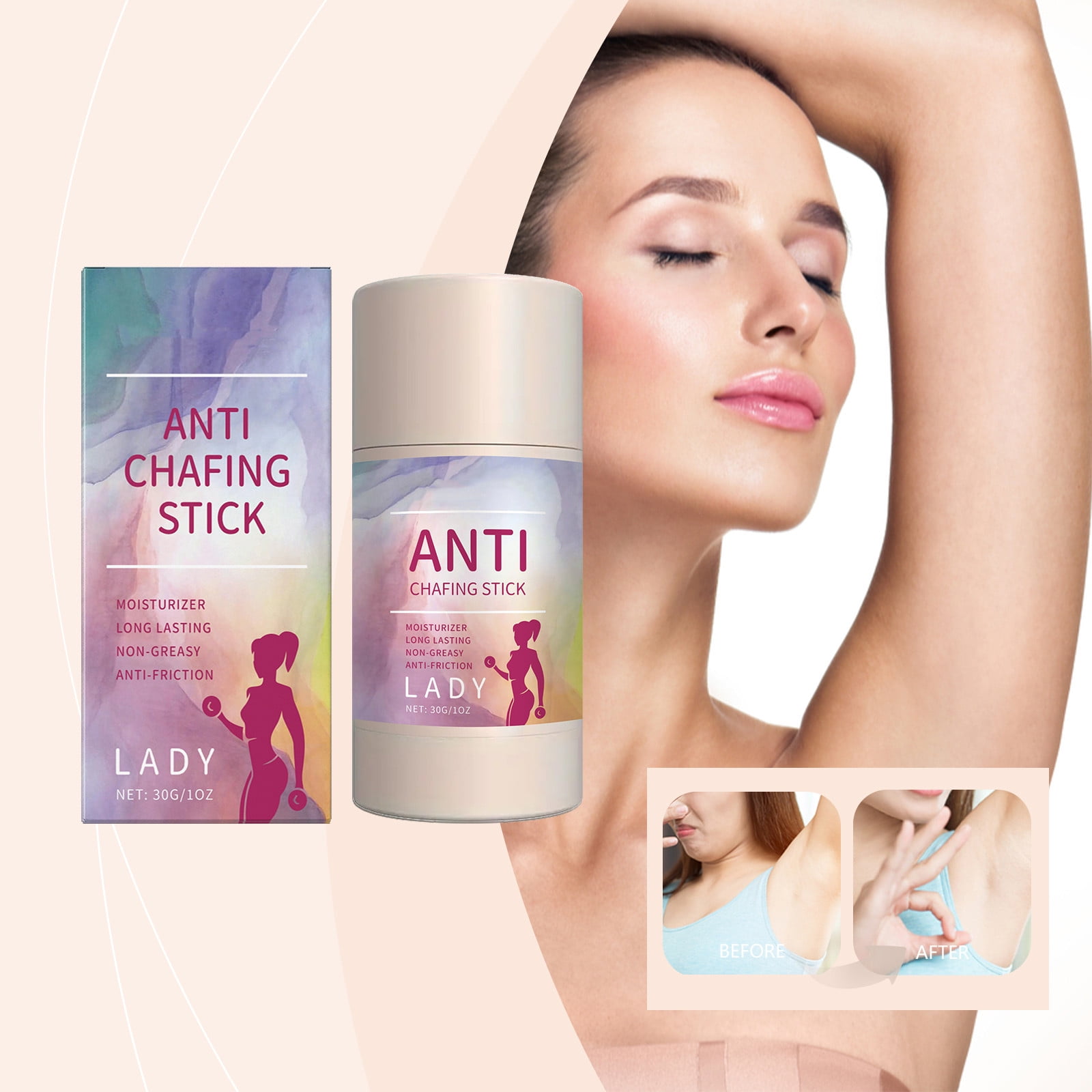 Double Care Soothing Body Stick | Moisturizing Anti-Friction Cream ...