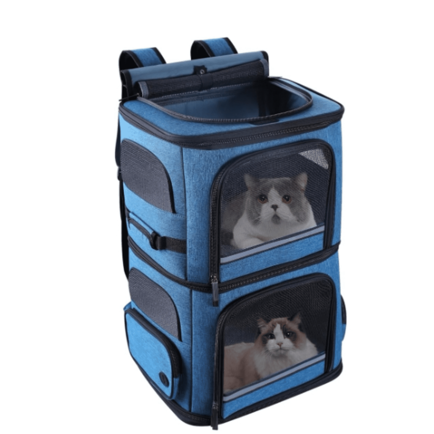 Double Cat Carrier for 2 Cats,Dog Backpack Carrier for Medium Dogs ...