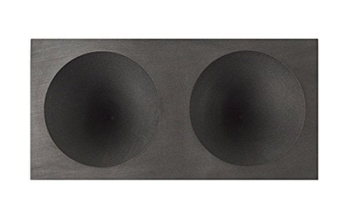 Double Cavity Graphite Gold Conical Cone Mold 2" x 1-1/2" for Casting ...