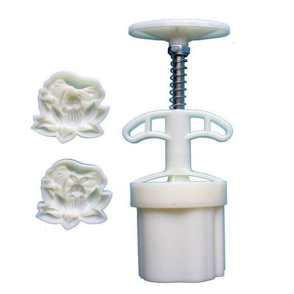 Double Cavity Mooncakes Mould 50g 75g Plastic Baking Tool For Homemade ...