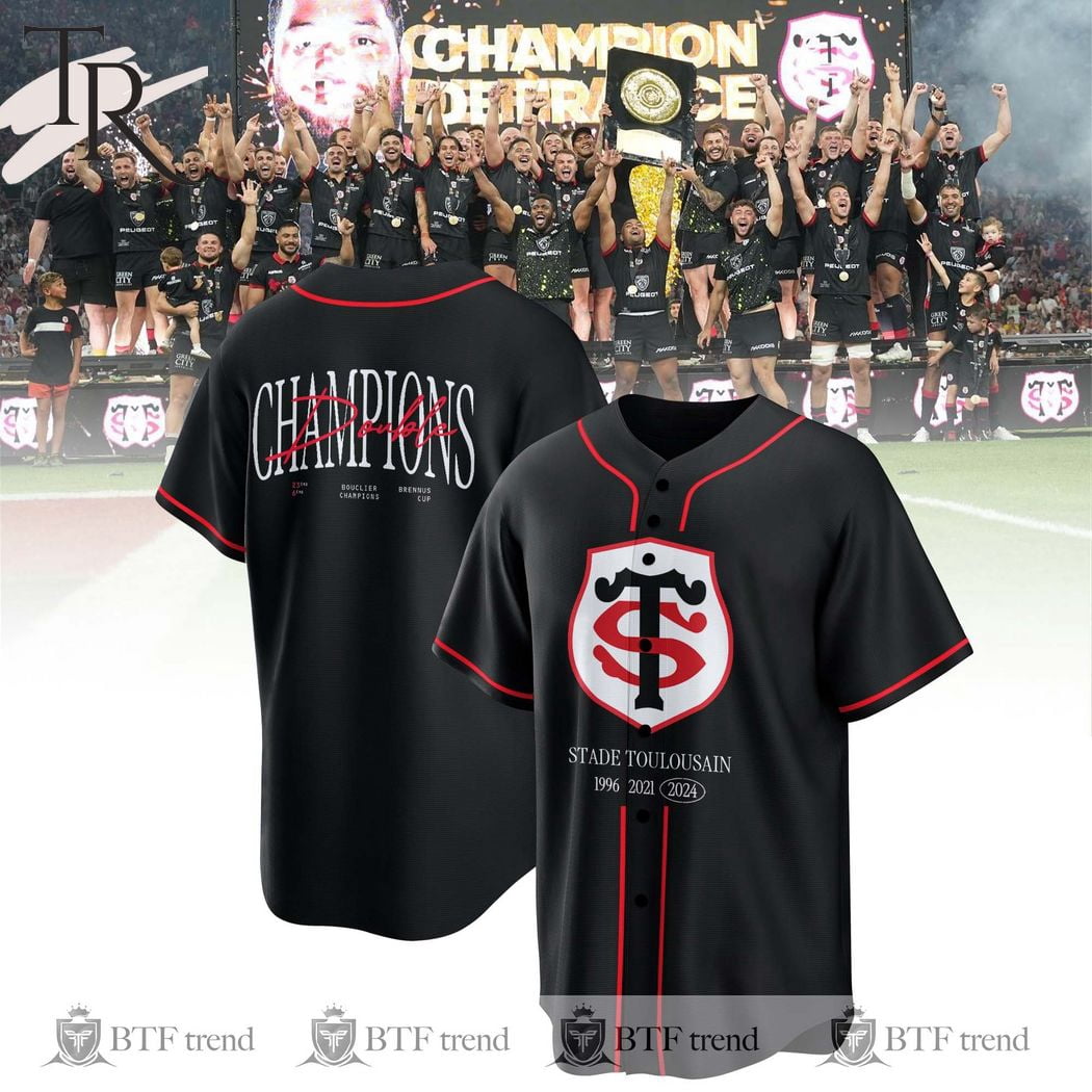 Double Champions Stade Toulousain 2024 Jersey - Walmart.com