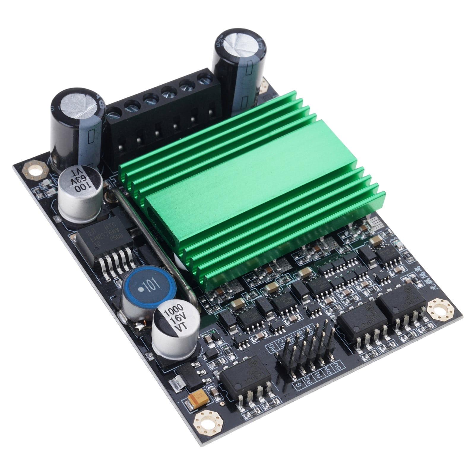 Double Channel 100A H Bridge Motor Driver Module Efficient Heat ...