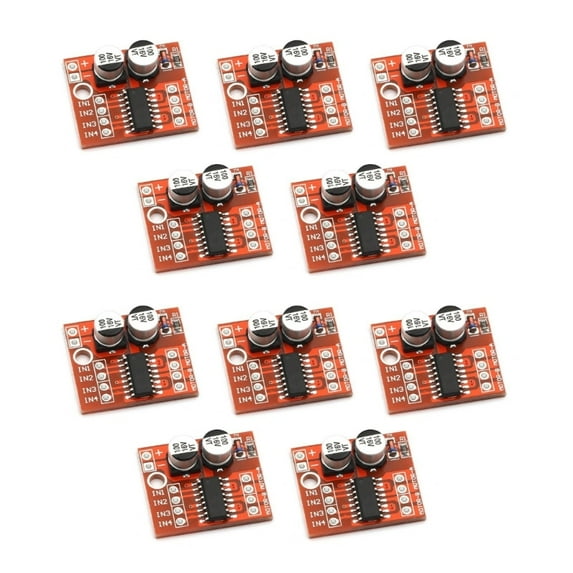 Double Channel DC Motor Driver Module with PWM Speed Control and ...