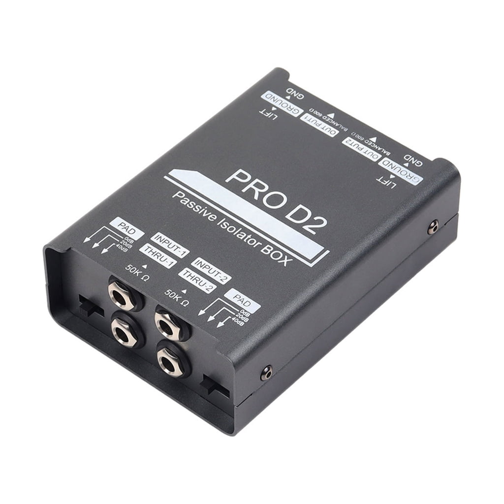 Double Channel Sound Isolator 6.5 Isolator Mixers Live Broadcast Sound ...