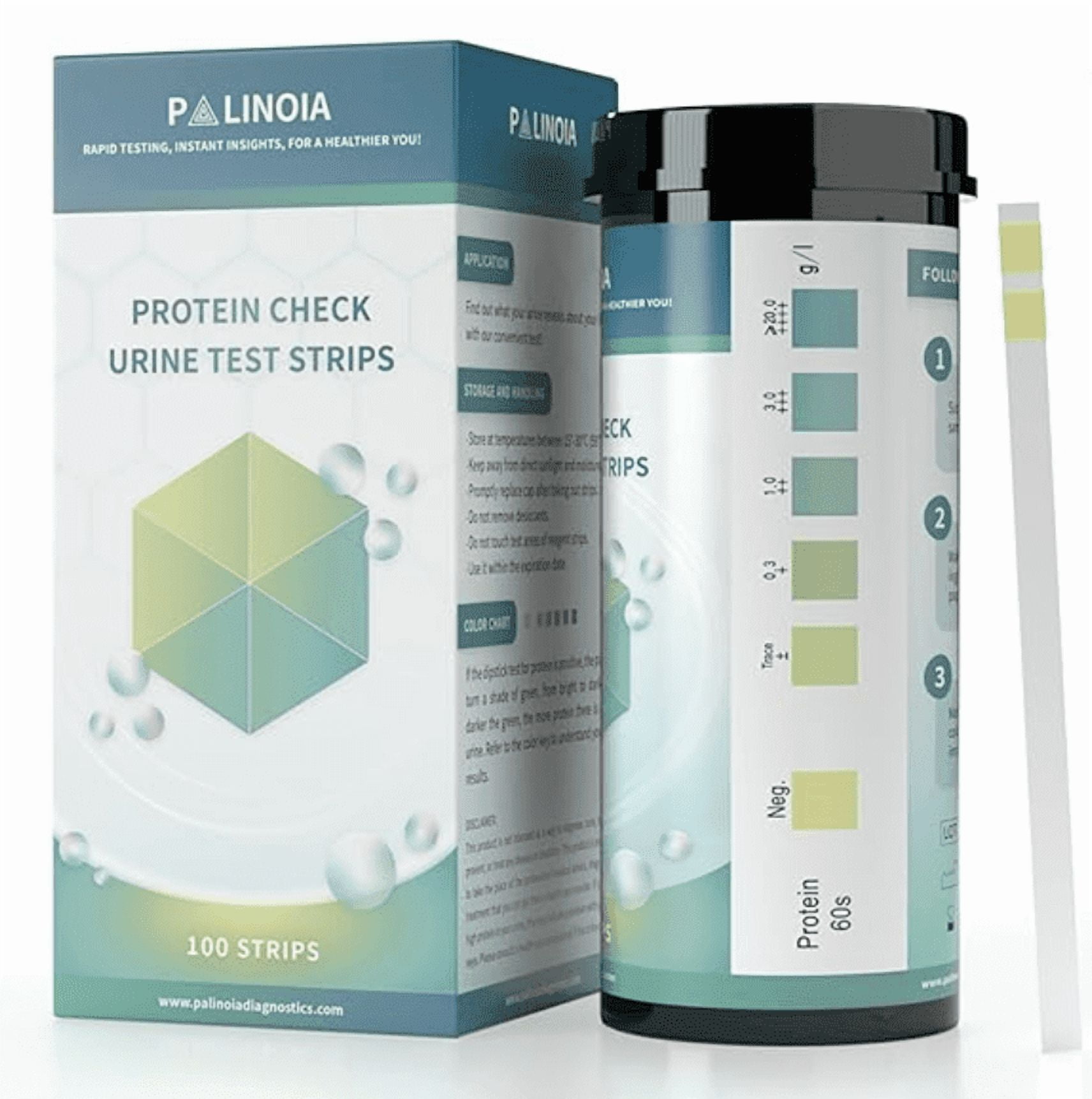 Double-Check Protein Test Strip Kit - 2X More Dependable Protein Test ...